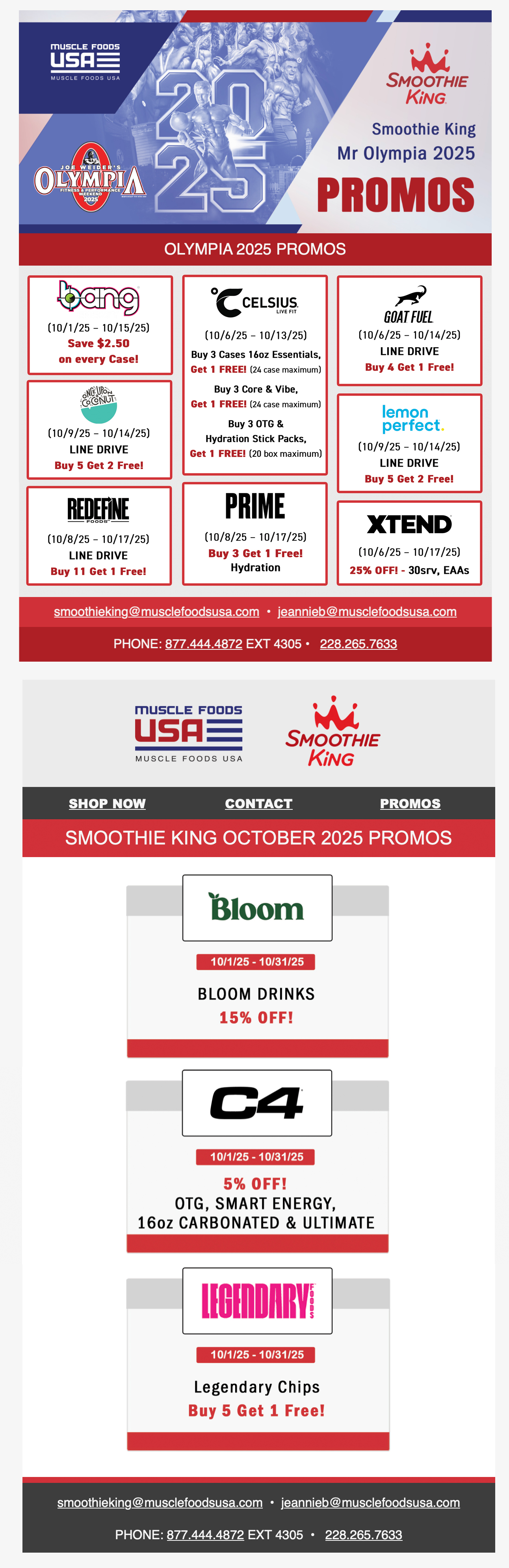 Categories Brands Contact Us Products Olympia + Monthly Promos My ...