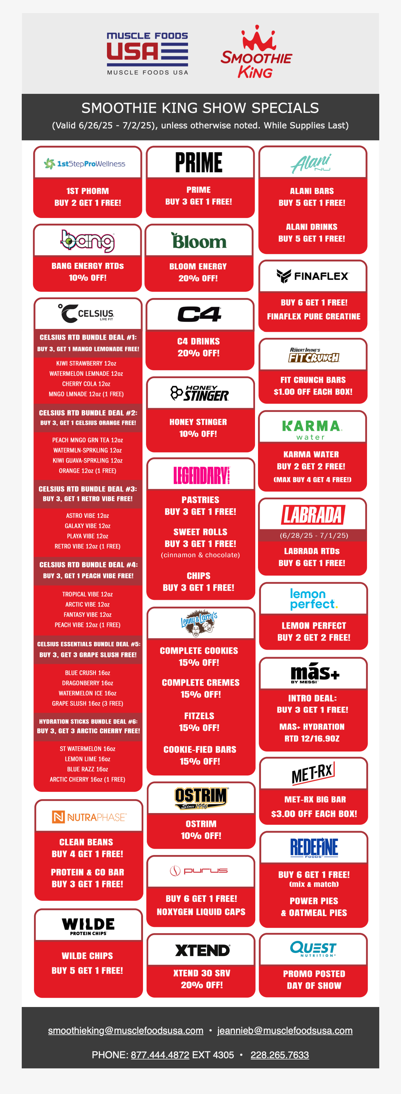 Categories Brands Contact Us Products SK SHOW PROMOS My Account ...